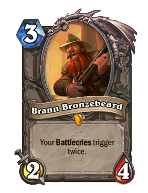 Brann Bronzebeard (Core) - Hearthstone Wiki