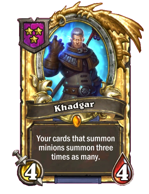 Battlegrounds/Khadgar (golden) - Hearthstone Wiki