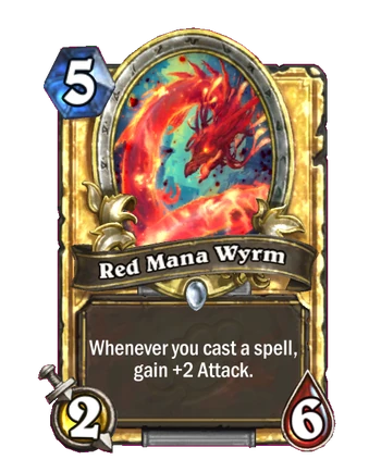 Red Mana Wyrm - Hearthstone Wiki