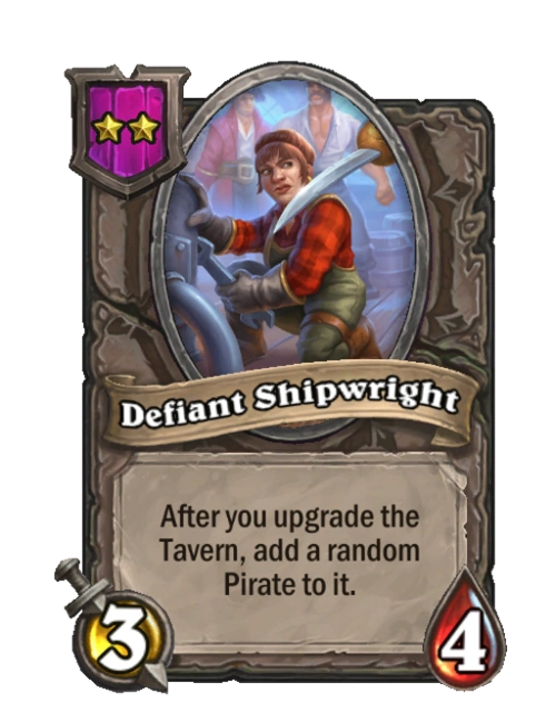 Defiant Shipwright - Hearthstone Wiki