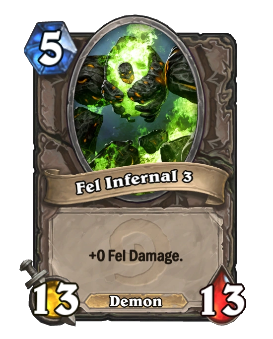 Mercenaries/Fel Infernal 3 (63820) - Hearthstone Wiki