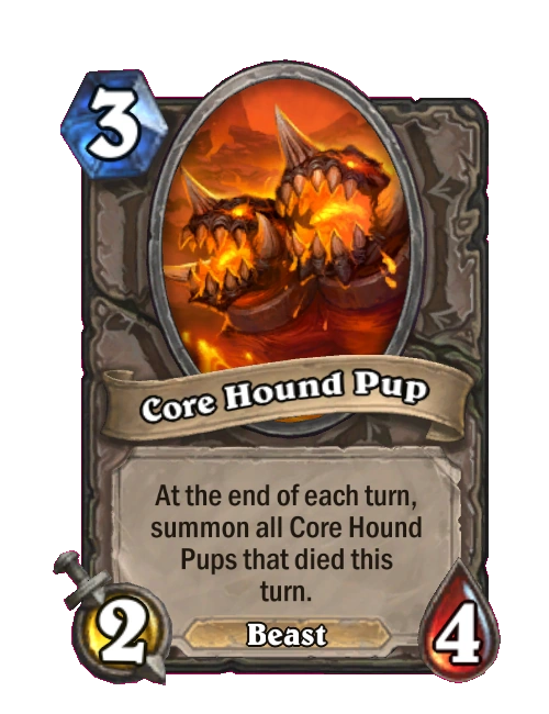 Core Hound Pup - Hearthstone Wiki