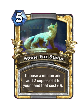 Stone Fox Statue - Hearthstone Wiki