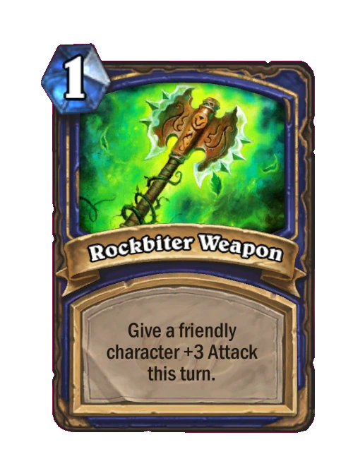 Rockbiter Weapon (Classic) - Hearthstone Wiki