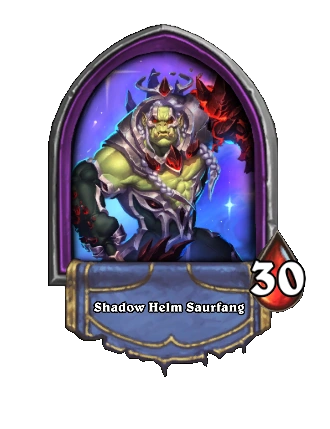 Battlegrounds/Shadow Helm Saurfang - Hearthstone Wiki