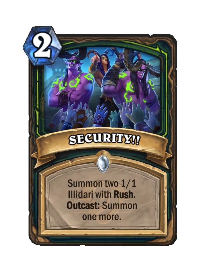 SECURITY!! - Hearthstone Wiki