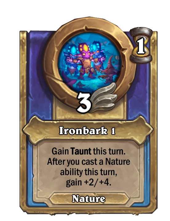 Mercenaries/Ironbark 1 - Hearthstone Wiki