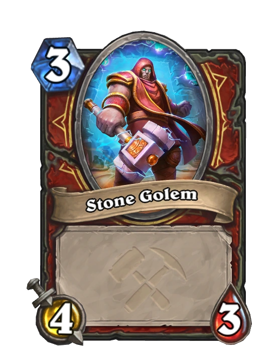 Stone Golem (Anraphet's Core) - Hearthstone Wiki