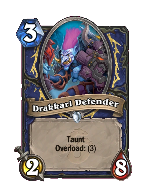Drakkari Defender (Core) - Hearthstone Wiki