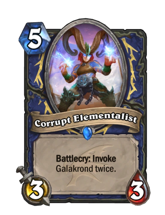 Corrupt Elementalist - Hearthstone Wiki