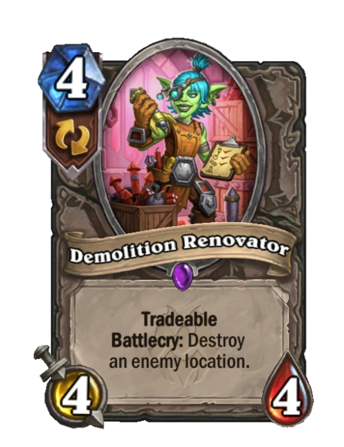 Demolition Renovator - Hearthstone Wiki