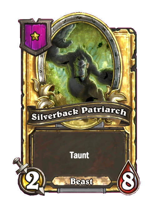 Silverback Patriarch (golden) - Hearthstone Wiki