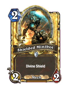 Shielded Minibot - Hearthstone Wiki