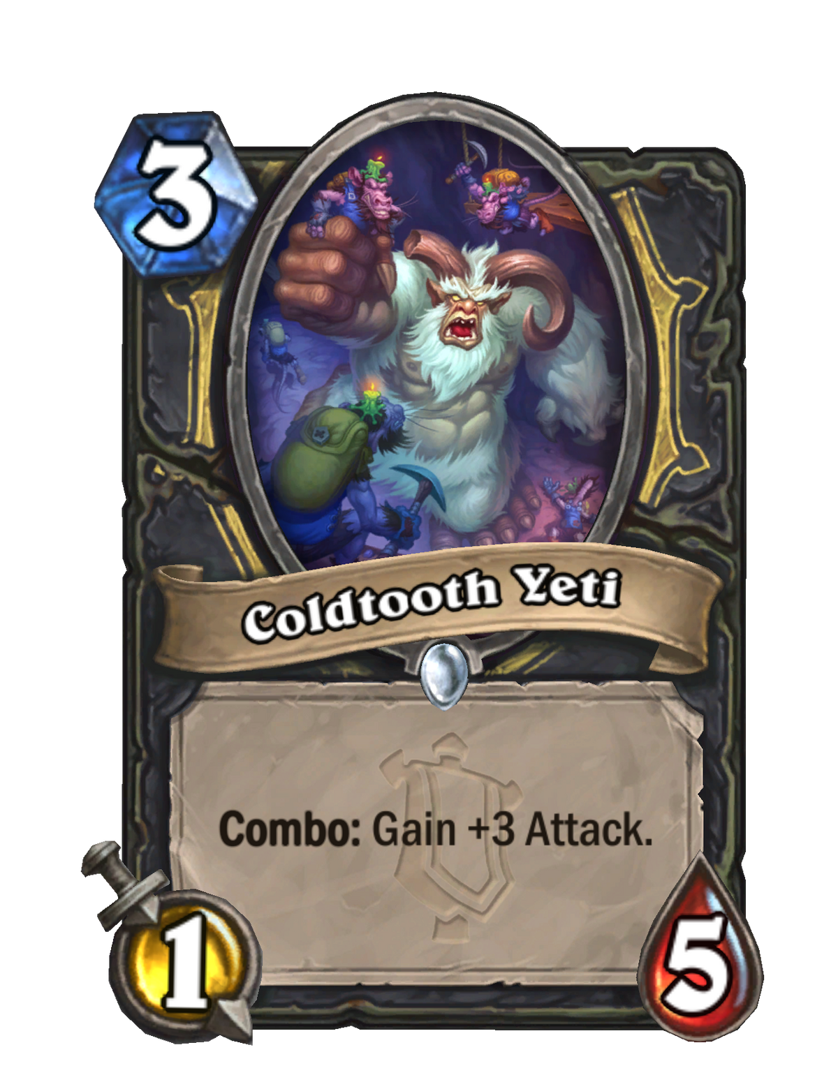 Coldtooth Yeti - Hearthstone Wiki