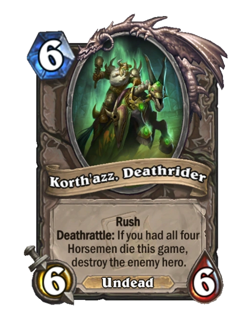 Korth'azz, Deathrider - Hearthstone Wiki