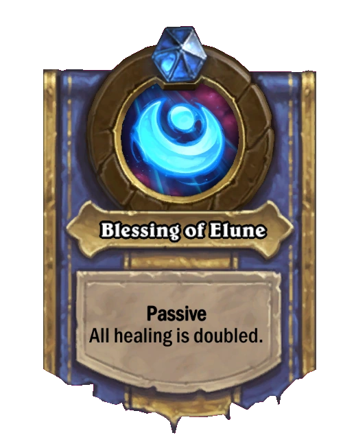 Blessing of Elune - Hearthstone Wiki