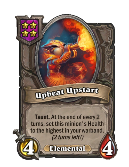 Battlegrounds/Upbeat Upstart - Hearthstone Wiki