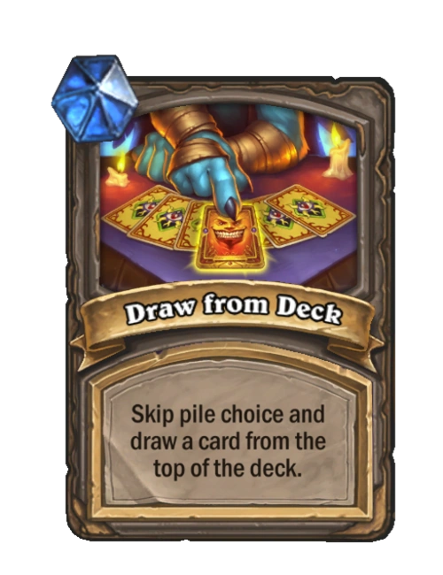 Draw from Deck - Hearthstone Wiki