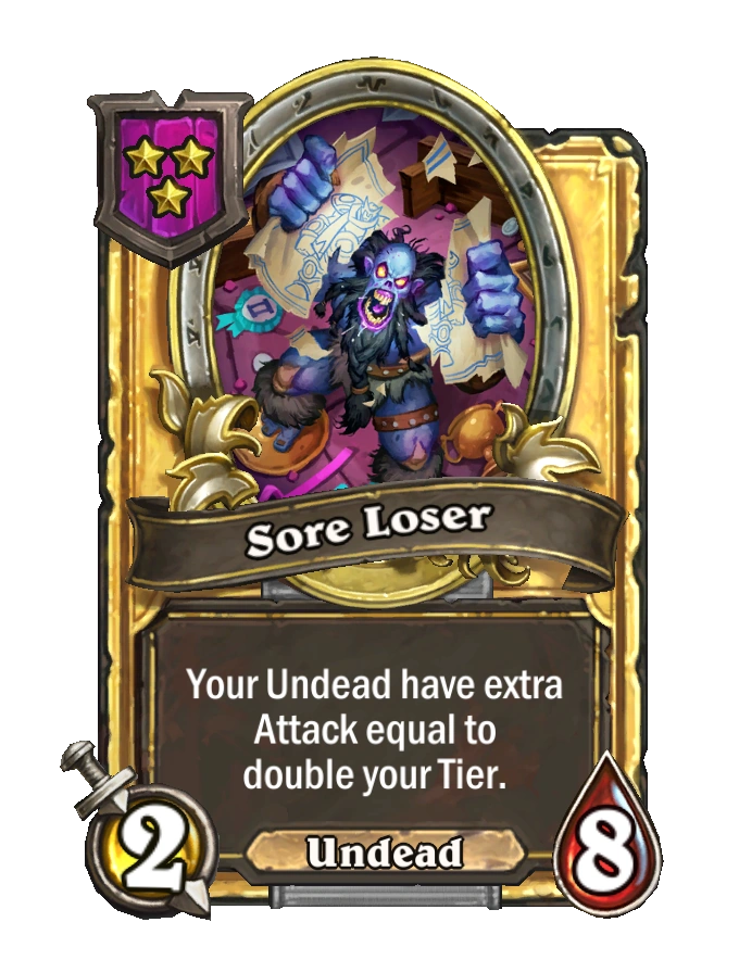 Battlegrounds/Sore Loser (golden) - Hearthstone Wiki