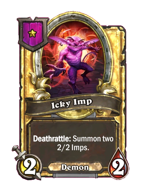 Battlegrounds/Icky Imp (golden) - Hearthstone Wiki