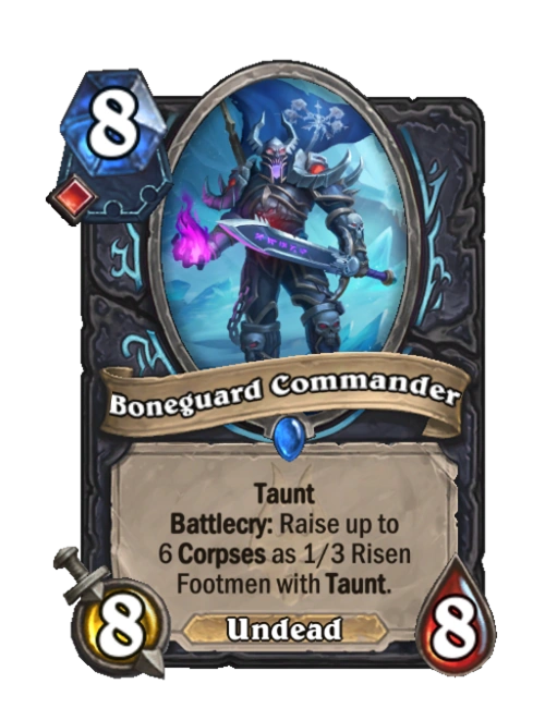 Boneguard Commander - Hearthstone Wiki