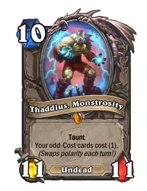 Thaddius, Monstrosity - Hearthstone Wiki