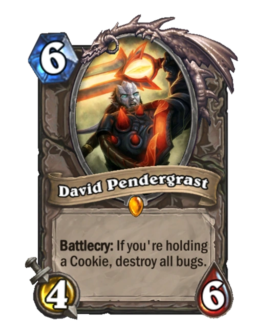 David Pendergrast (Credits card) - Hearthstone Wiki