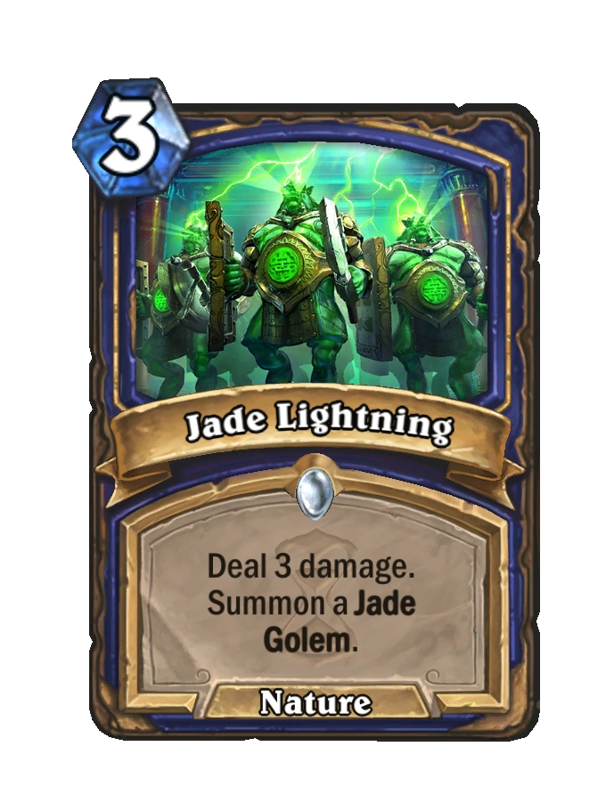 Jade Lightning (Caverns of Time) - Hearthstone Wiki