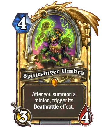 Spiritsinger Umbra - Hearthstone Wiki