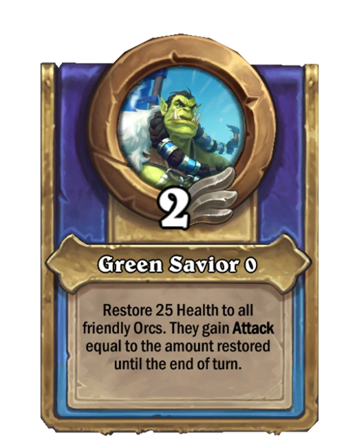 Mercenaries/Green Savior 1 - Hearthstone Wiki
