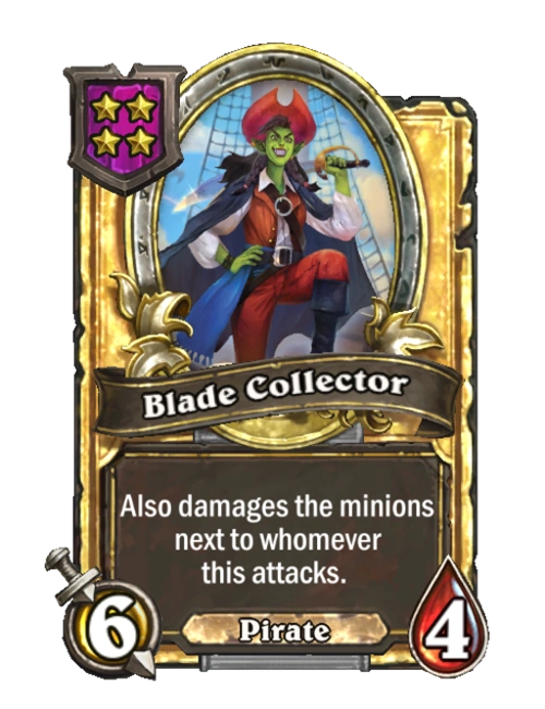 Battlegrounds/Blade Collector (golden) - Hearthstone Wiki