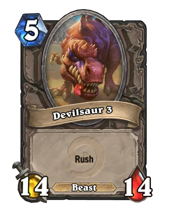 Mercenaries/Devilsaur 3 (65493) - Hearthstone Wiki