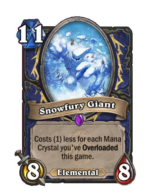 Snowfury Giant (Core) - Hearthstone Wiki