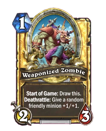 Weaponized Zombie - Hearthstone Wiki