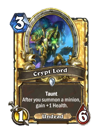 Crypt Lord - Hearthstone Wiki