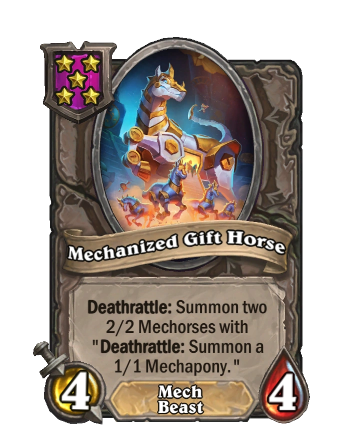 Battlegrounds/Mechanized Gift Horse - Hearthstone Wiki