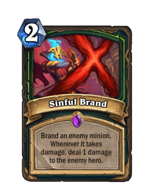 Sinful Brand - Hearthstone Wiki