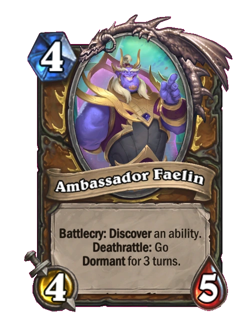 Ambassador Faelin (boss) - Hearthstone Wiki
