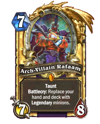Arch-Villain Rafaam - Hearthstone Wiki