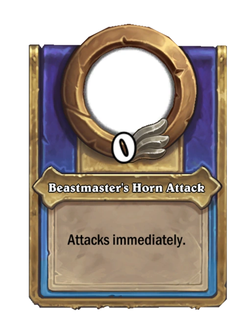 Mercenaries/Beastmaster's Horn Attack - Hearthstone Wiki