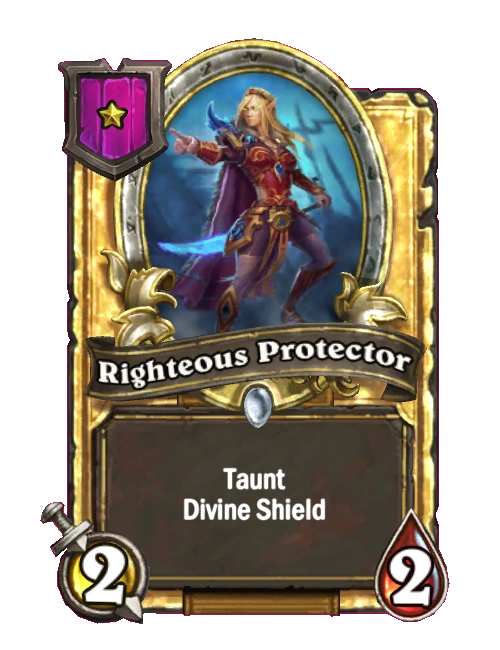 Righteous Protector (golden) - Hearthstone Wiki