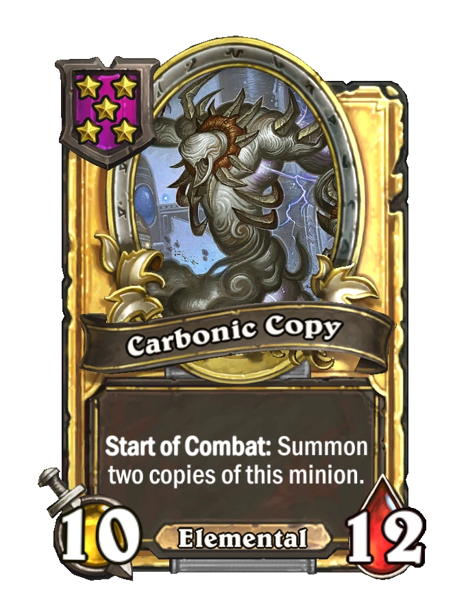 Battlegrounds/Carbonic Copy (golden) - Hearthstone Wiki