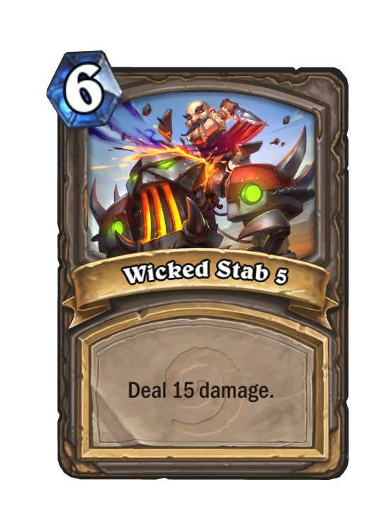 Mercenaries/Wicked Stab 5 (76749) - Hearthstone Wiki