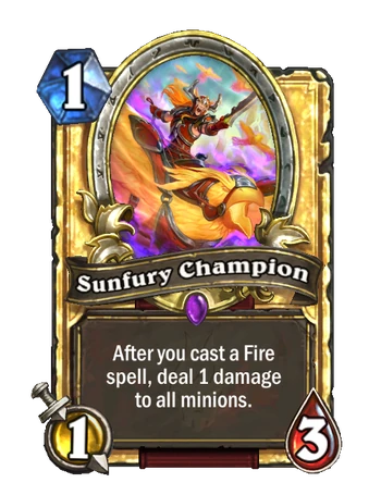 Sunfury Champion - Hearthstone Wiki