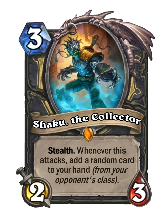 Shaku, the Collector (Event) - Hearthstone Wiki