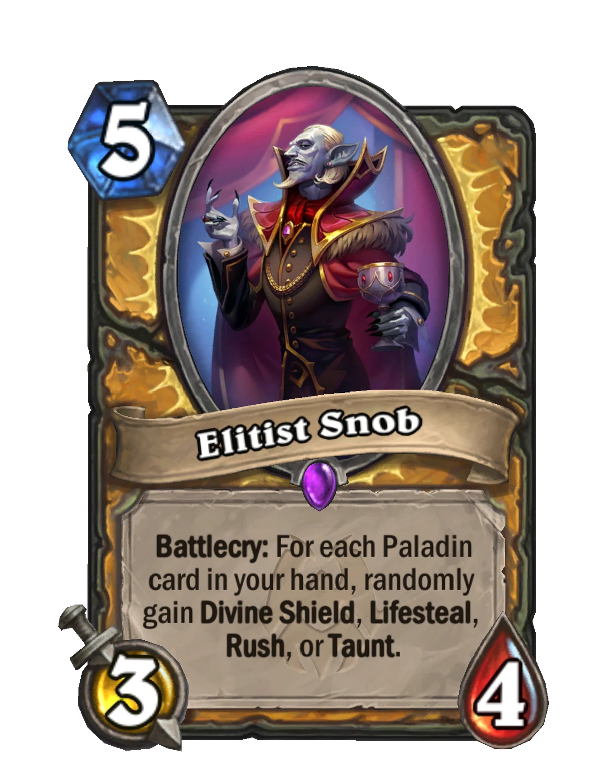 Elitist Snob - Hearthstone Wiki