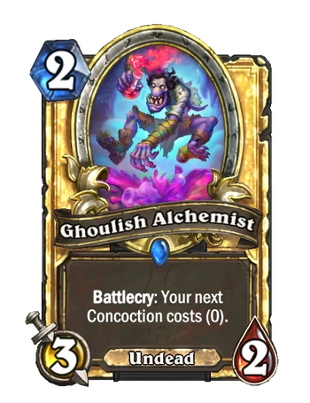 Ghoulish Alchemist - Hearthstone Wiki