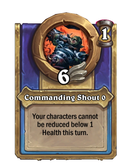 Mercenaries/Commanding Shout - Hearthstone Wiki