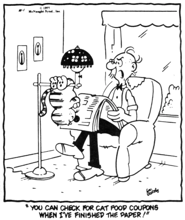October 1977 comic strips | Heathcliff Wiki | Fandom