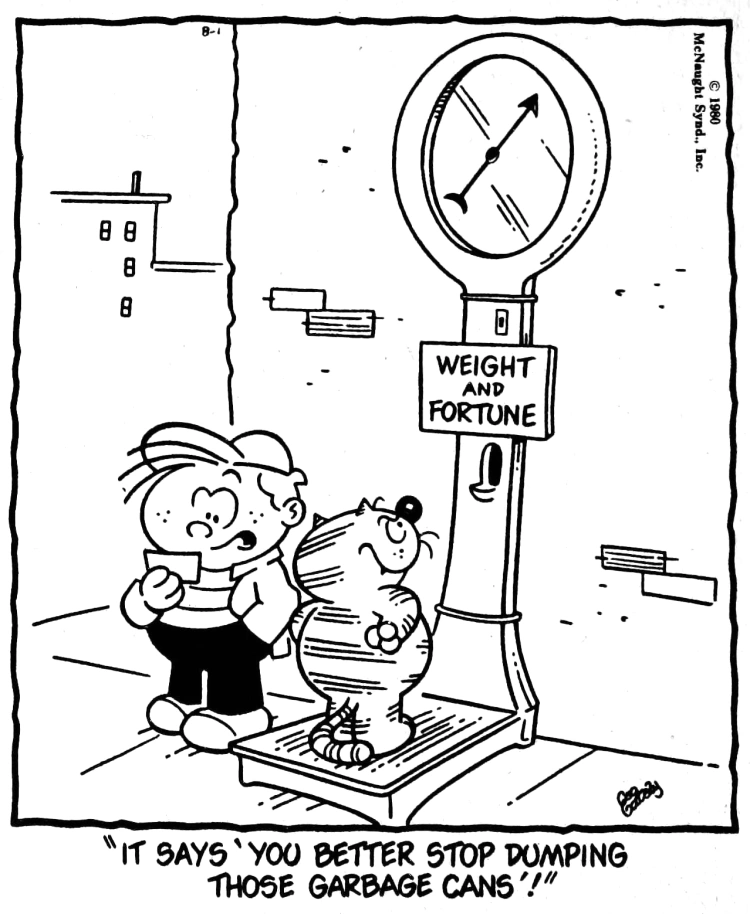 August 1980 comic strips | Heathcliff Wiki | Fandom